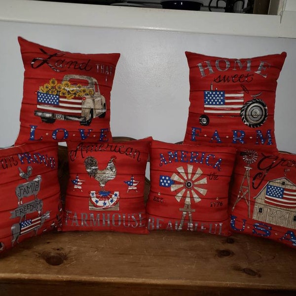 Americana Pillows - Etsy