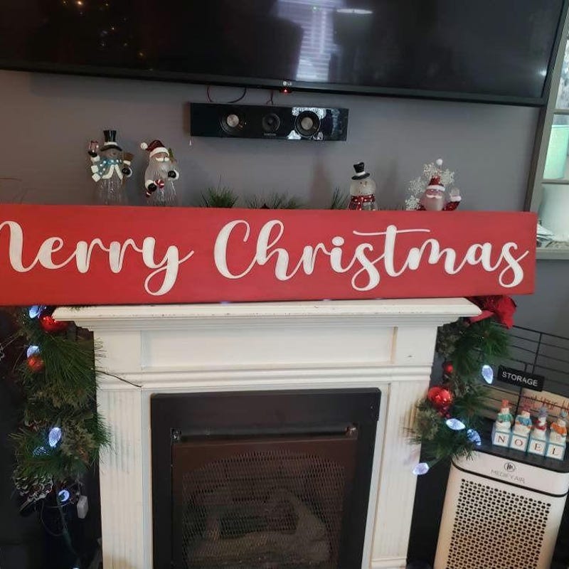Large Christmas Sign - Etsy