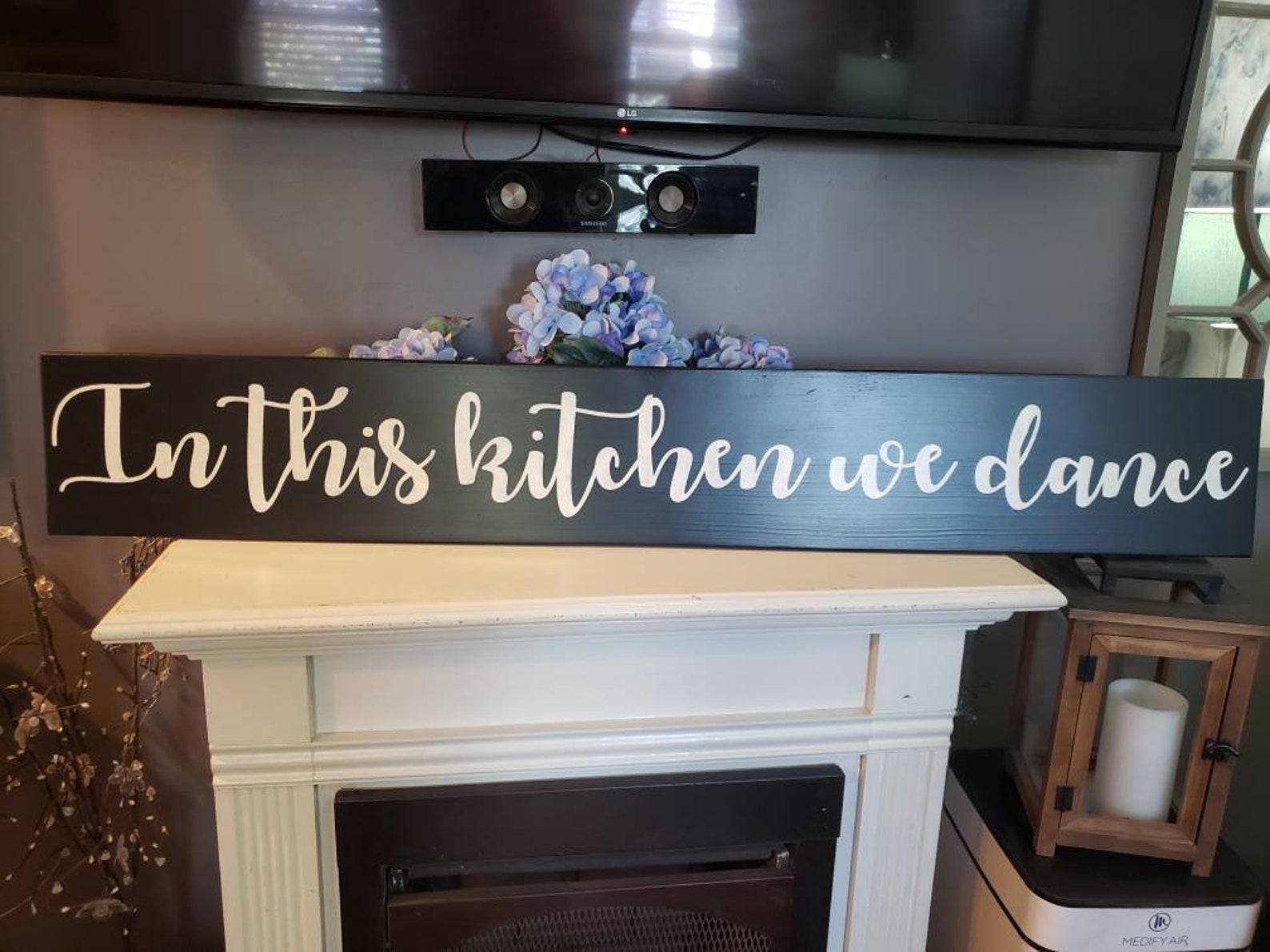 In This Kitchen We Dance Sign Kitchen Sign Horizontal | Etsy