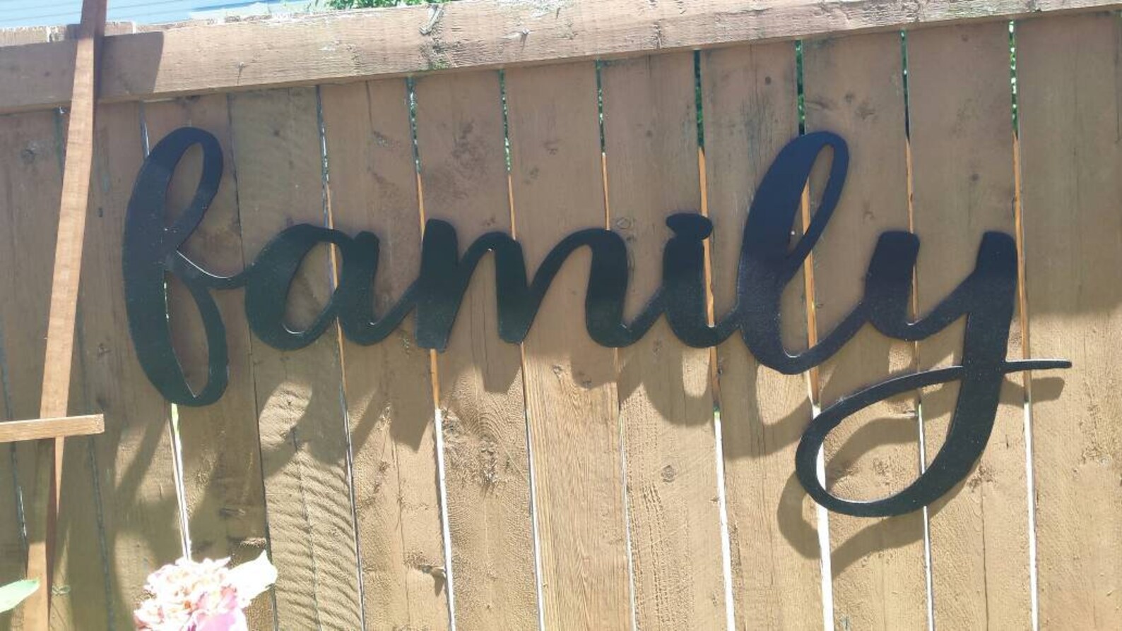 Family Metal Word Sign Distressed Rustic Rusted Wall Hanging | Etsy
