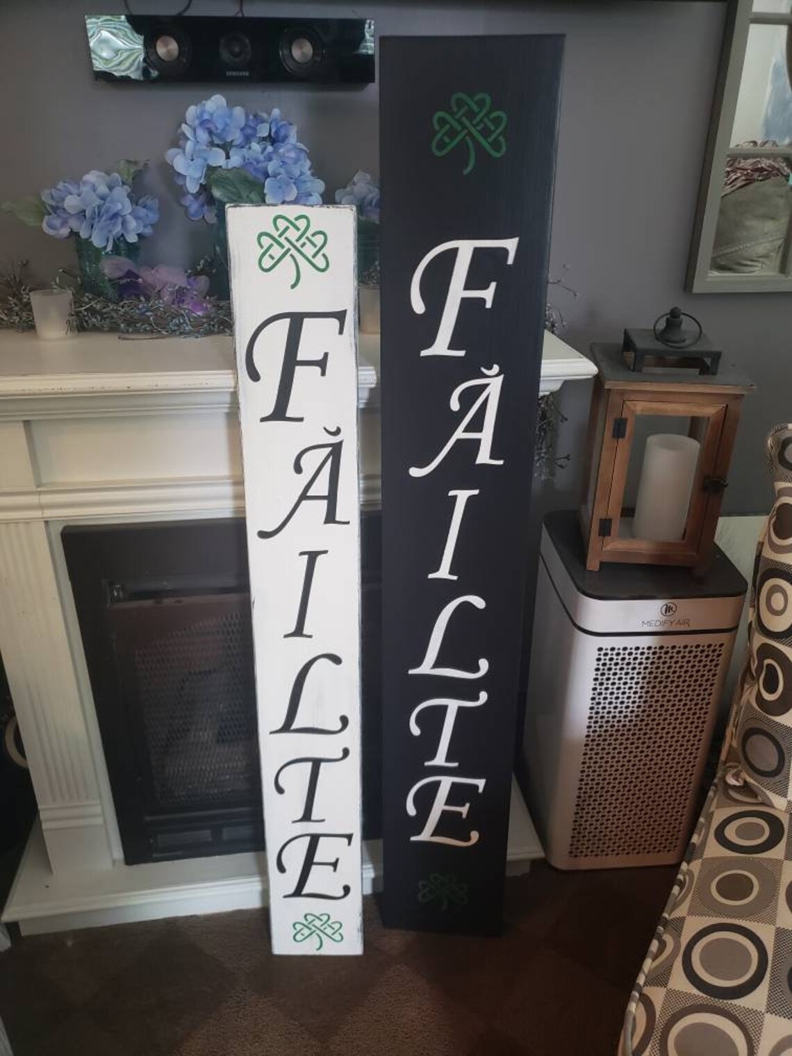 Bienvenue Porch Sign French Welcome Sign Distressed Wood Sign | Etsy