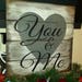 You & Me Sign Love Sign Rustic Wood Heart Large Distressed - Etsy