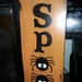 Spooky Vertical Porch Sign Halloween Wood Sign Distressed Wood Large ...