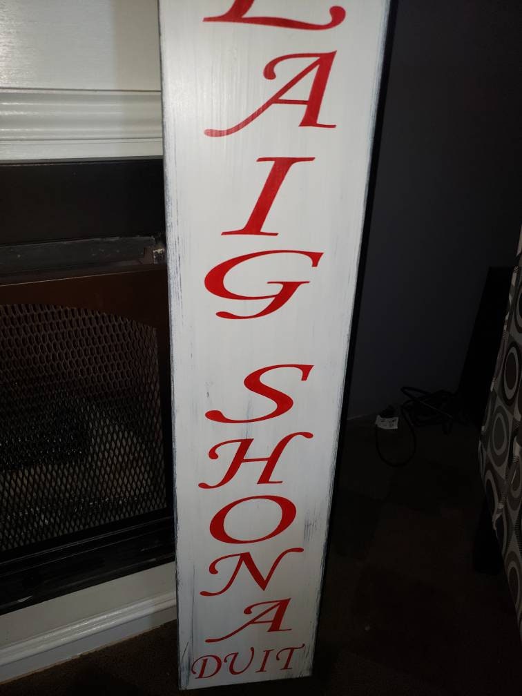 Nollaig Shona Duit Sign Gaelic Irish Merry Christmas Sign | Etsy