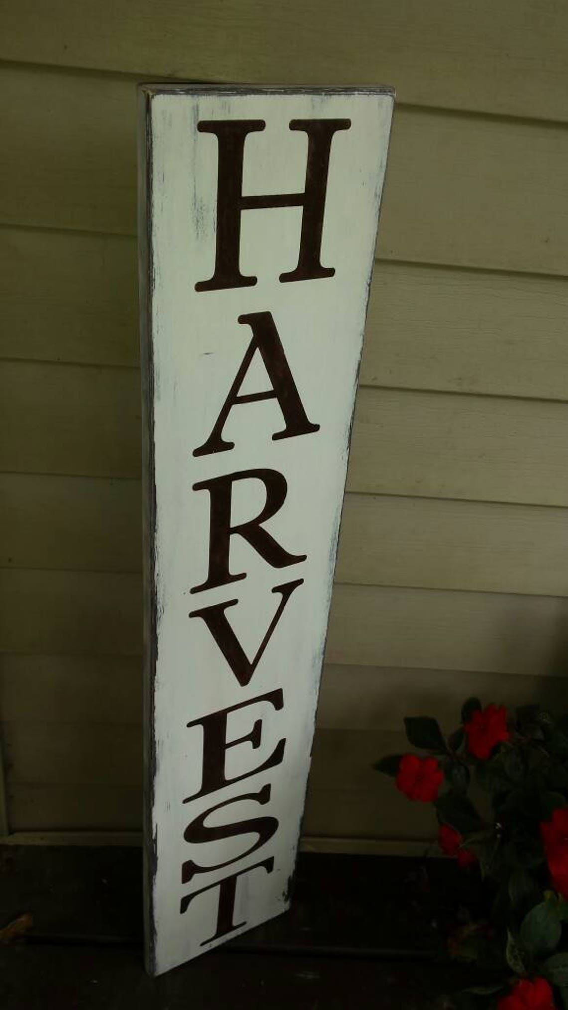 Harvest Extra Large Porch Sign Fall Decor Vertical Wood Sign - Etsy