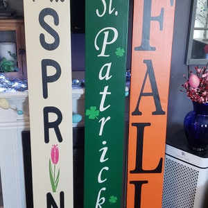 Spring Porch Sign Spring is in the Air Sign Porch Leaner Wood Sign ...