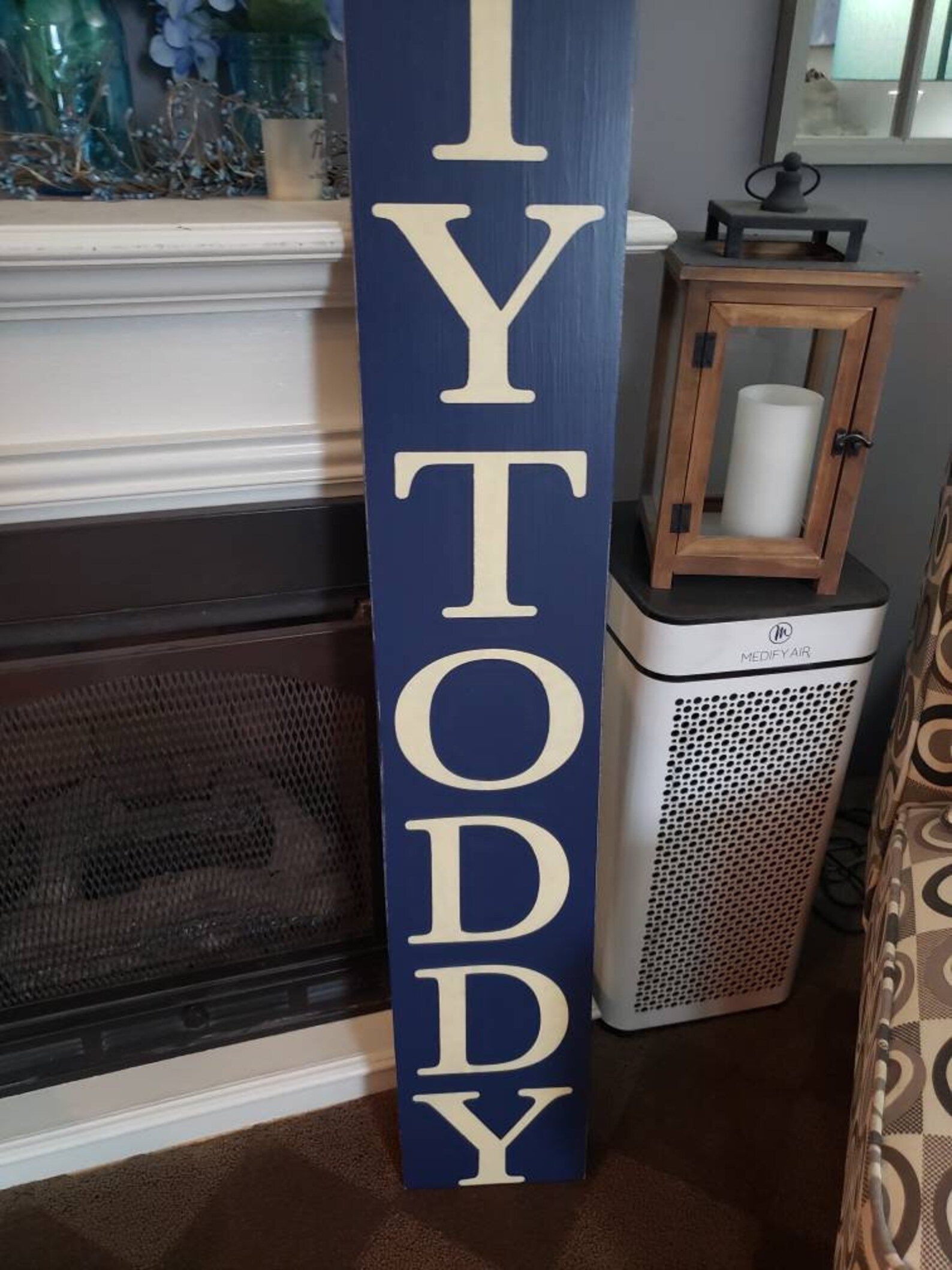 Hotty Toddy Porch Sign 5 Ft Vertical Distressed Wood Sign - Etsy
