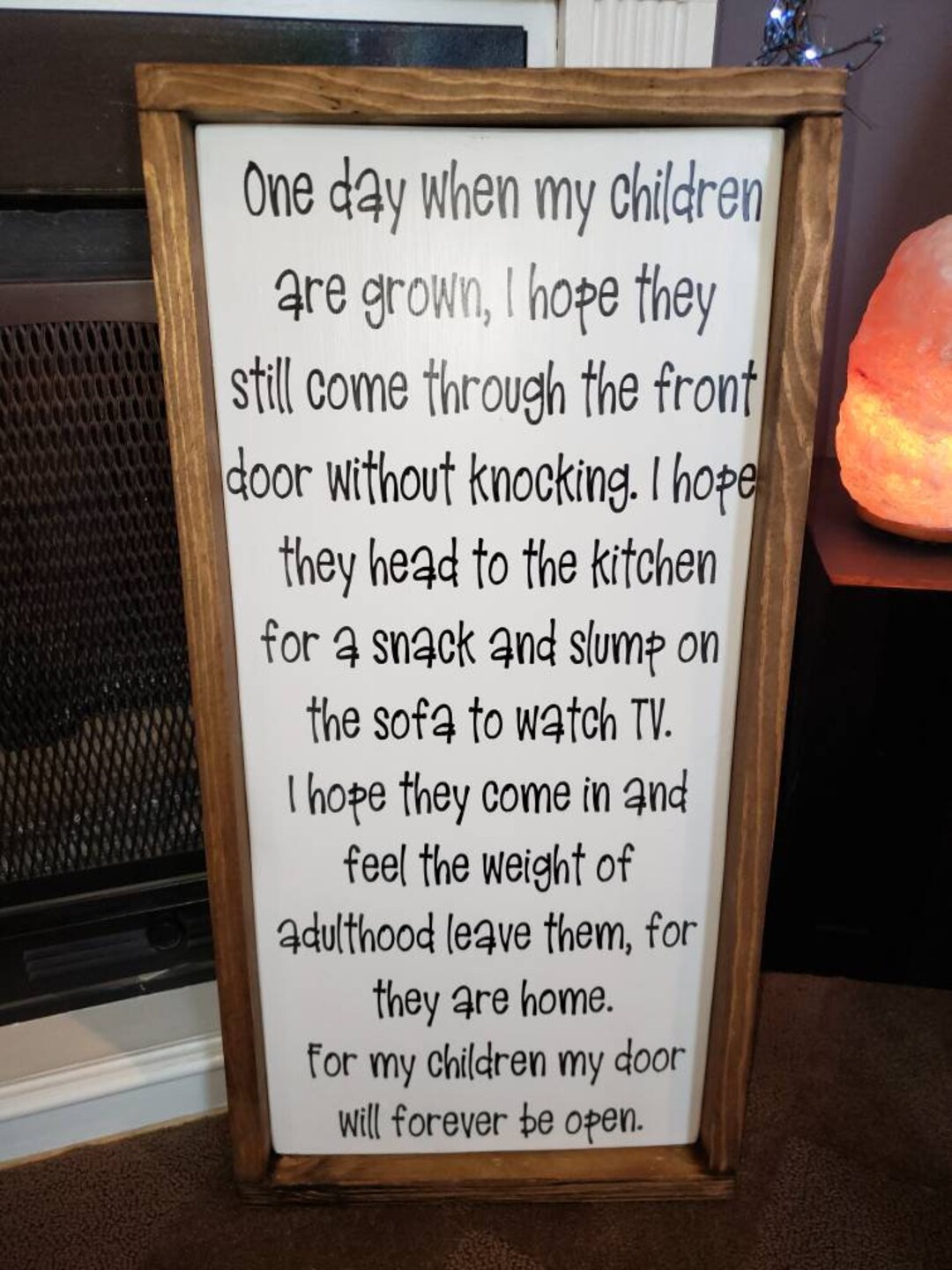 One Day When My Children Are Grown Wood Sign Large Primitive Wall ...