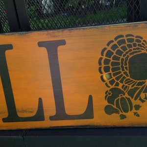 Fall Distressed Wood Sign Rustic Extra Large Wall Hanging Oversized ...