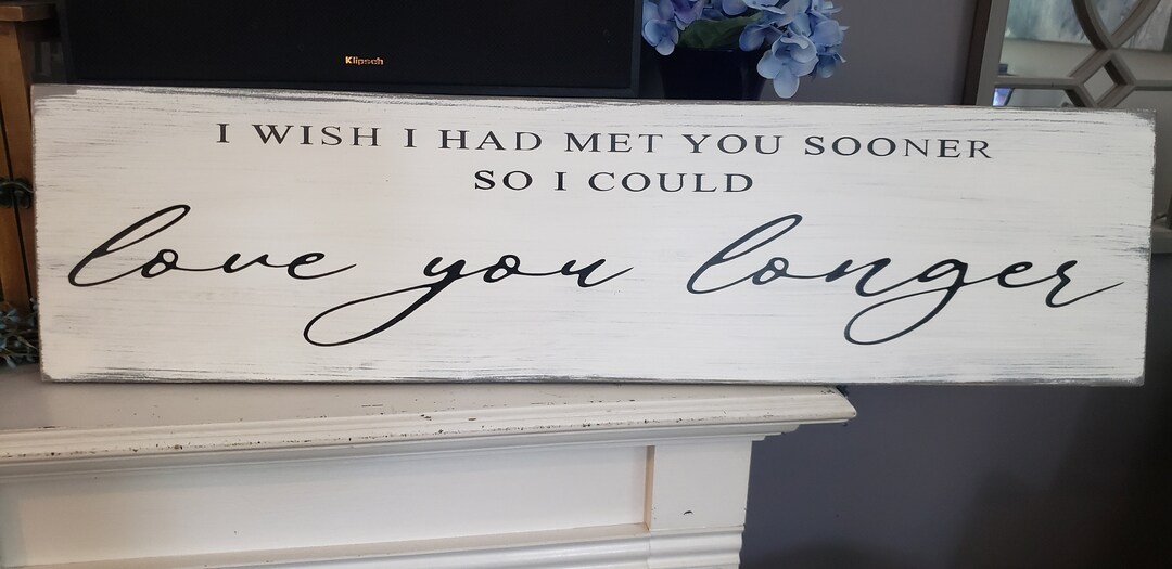 Love You Longer Sign Master Bedroom Sign Sweet Dreams Modern Farmhouse ...