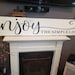 Enjoy the Simple Life Sign Horizontal Wall Hanging Porch Sign - Etsy