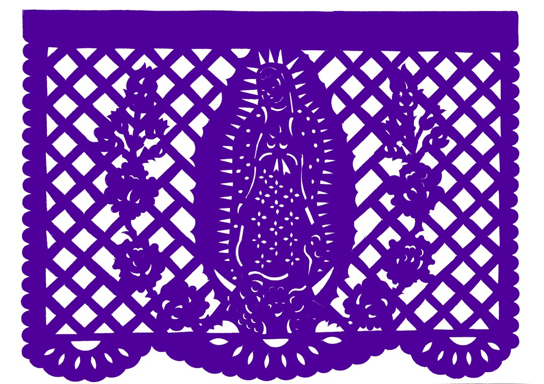 Virgin of Guadalupe Pack of 10 Sheets of Confetti. - Etsy