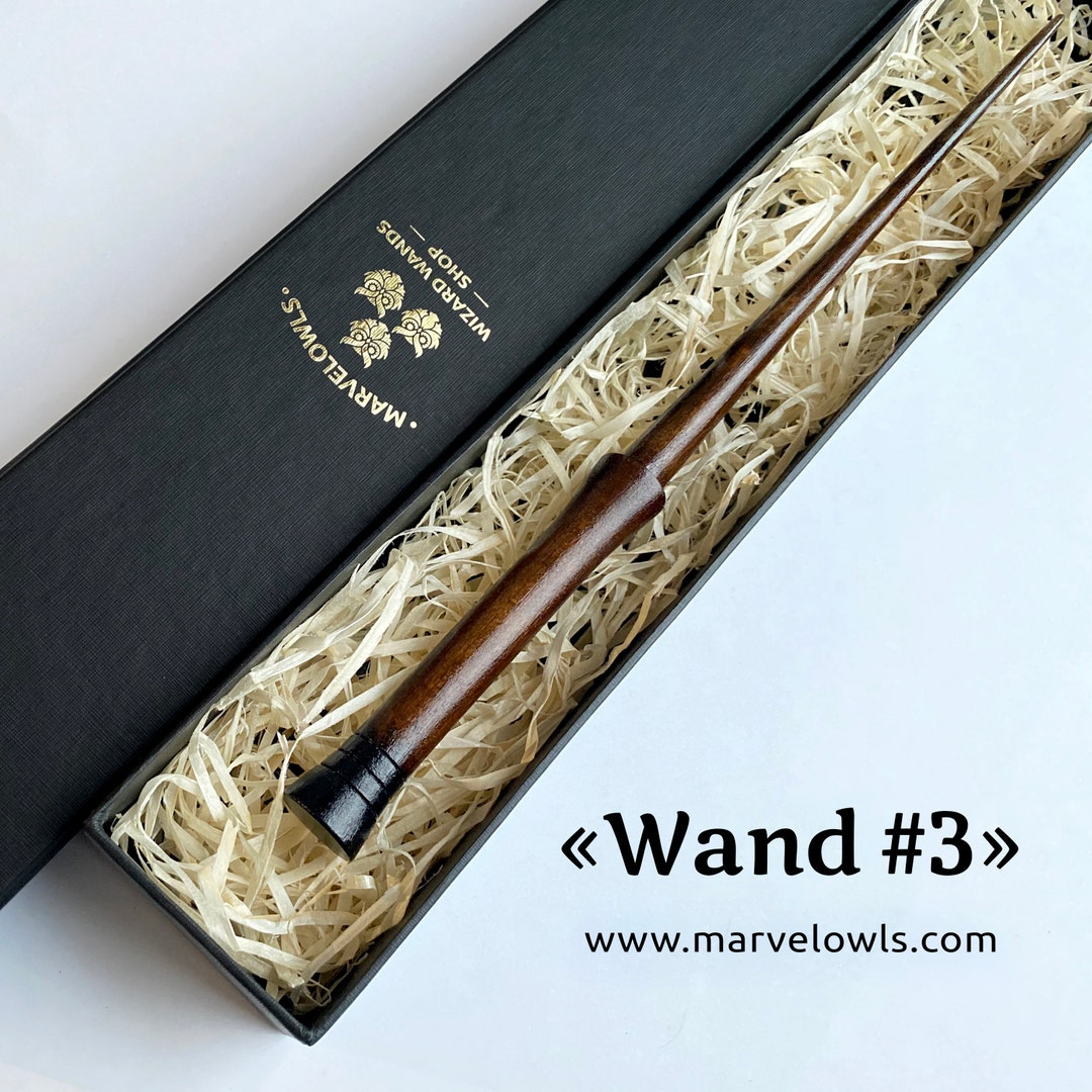 W#3 Wizard Wand | Carpathian Beech Wood | 100% Handmade | Marvelowls - Etsy