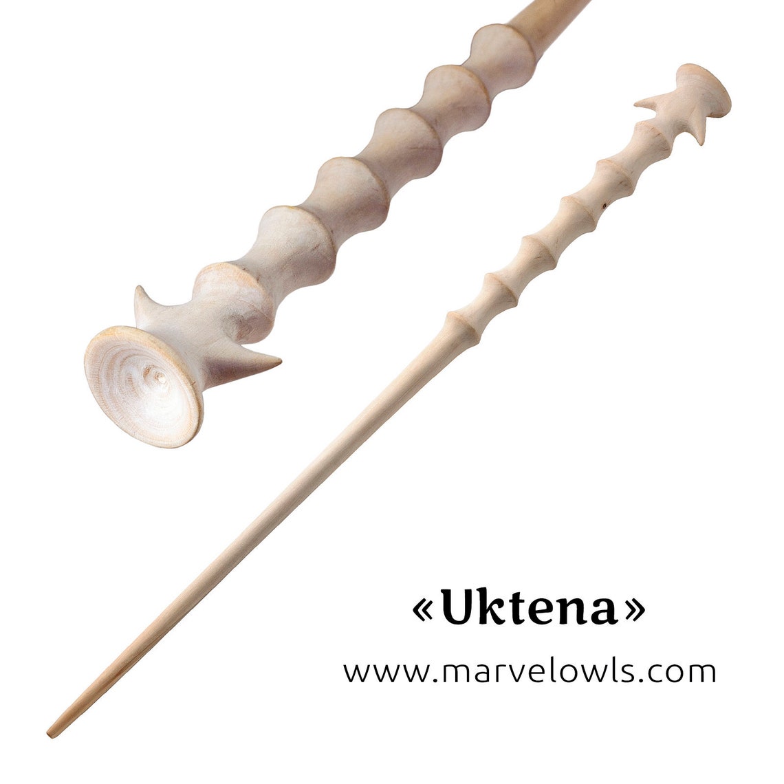 UKTENA Wizard Wand Carpathian Beech Wood 100% Handmade - Etsy