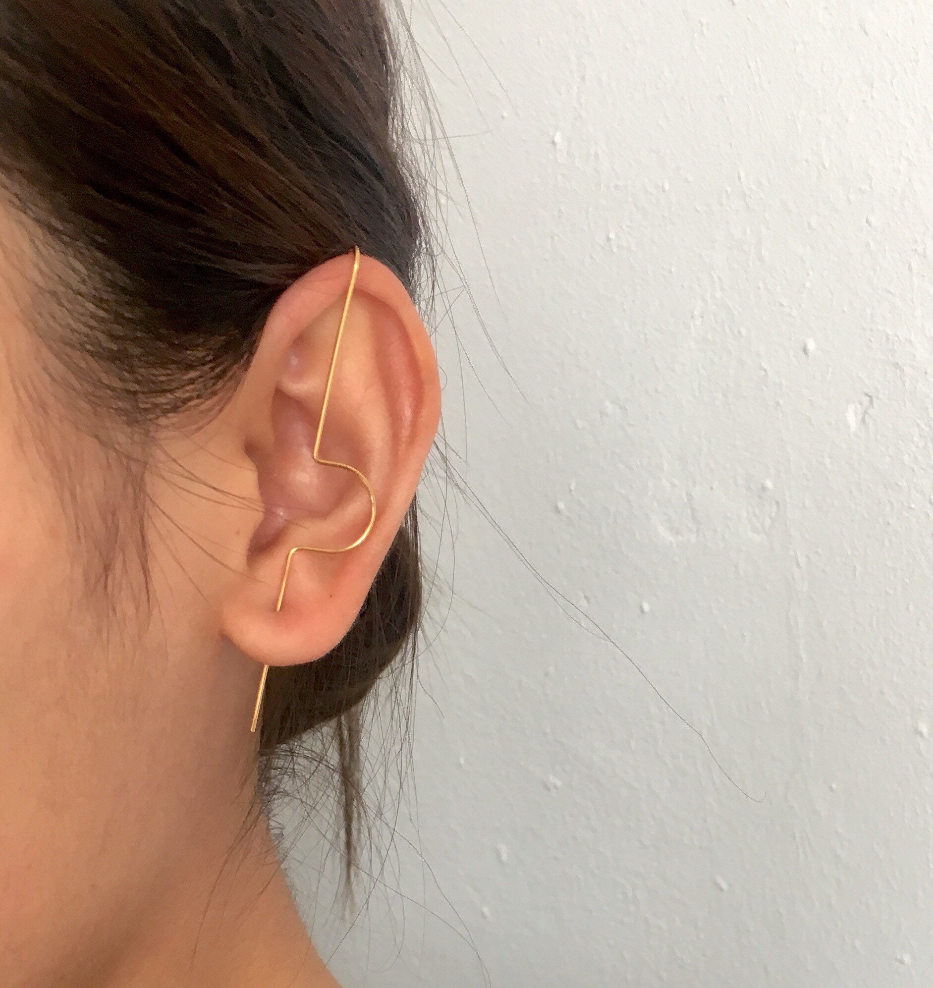 Ear Pin Hook Open Circle - Etsy