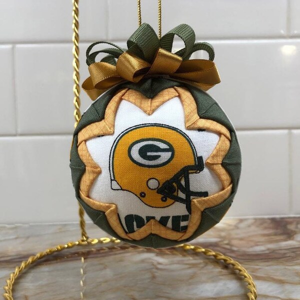 Green Bay Packers Ornament - Etsy