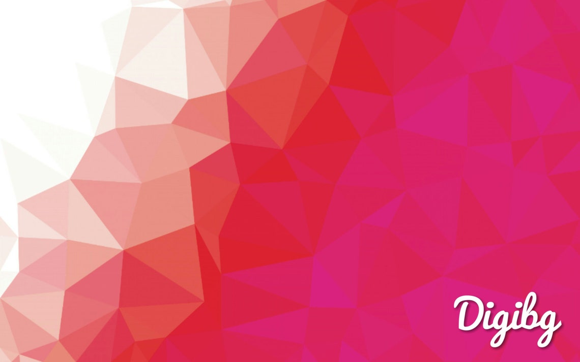 Digital Background, Pink Digital Paper, Printable, Polygonal Background ...