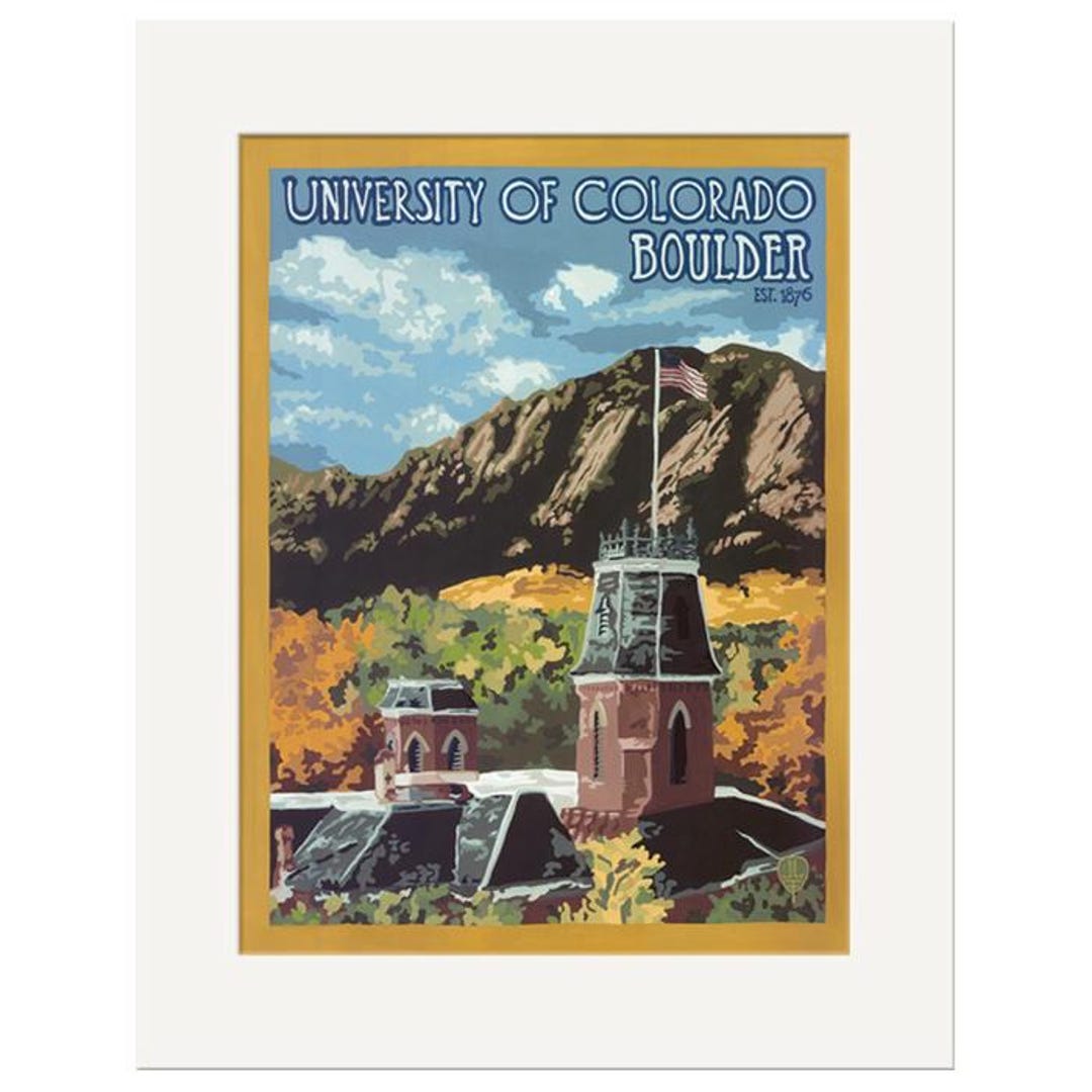 CU: University of Colorado Boulder Wall Art | CU Boulder Campus Print ...