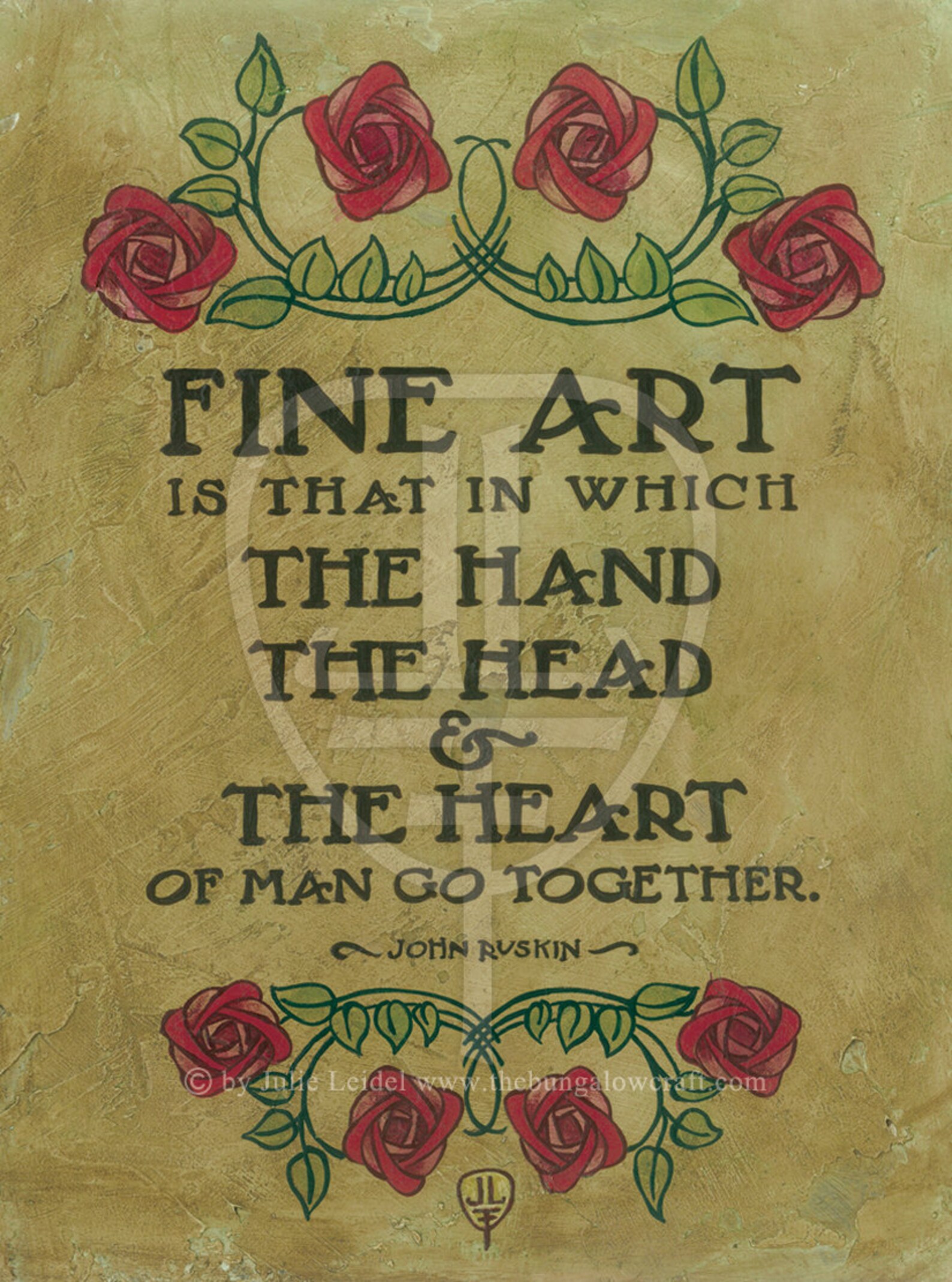 John Ruskin - Fine Art: Artwork by Julie Leidel - Etsy