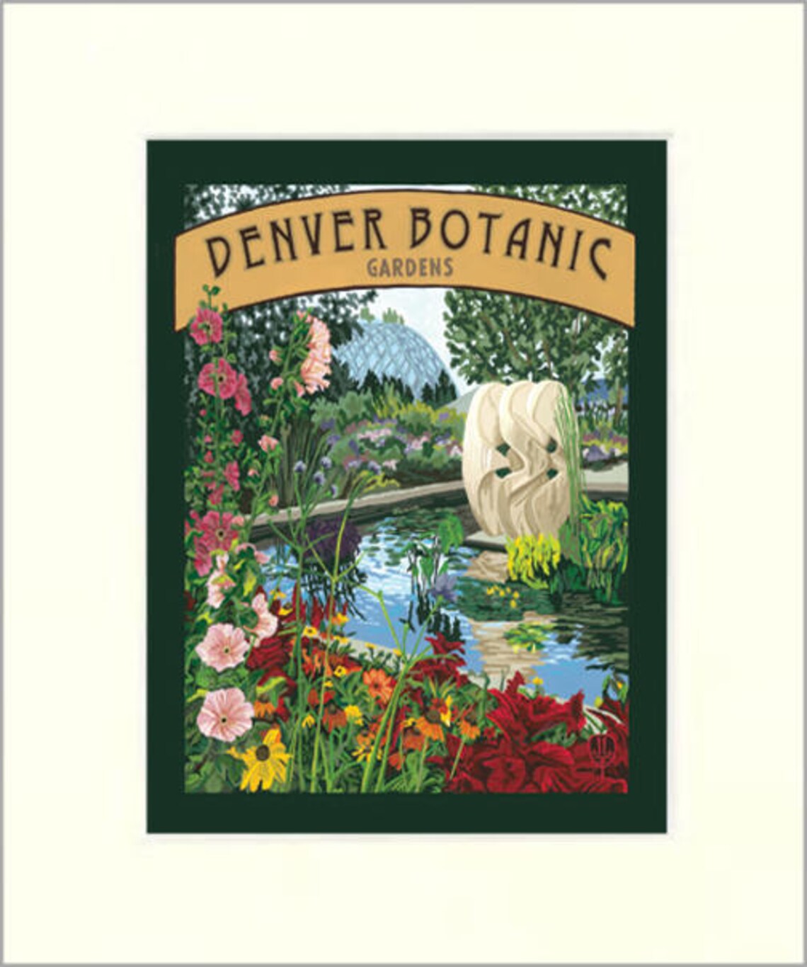 Denver Botanic Gardens: Artwork by Julie Leidel - Etsy