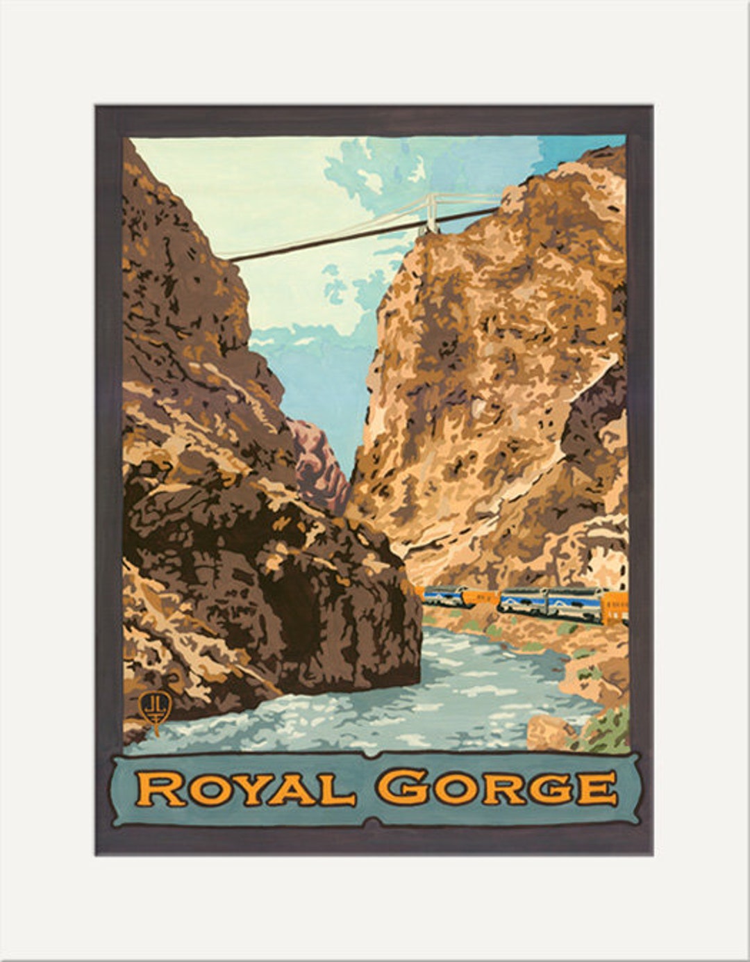 Royal Gorge Artwork By Julie Leidel Etsy