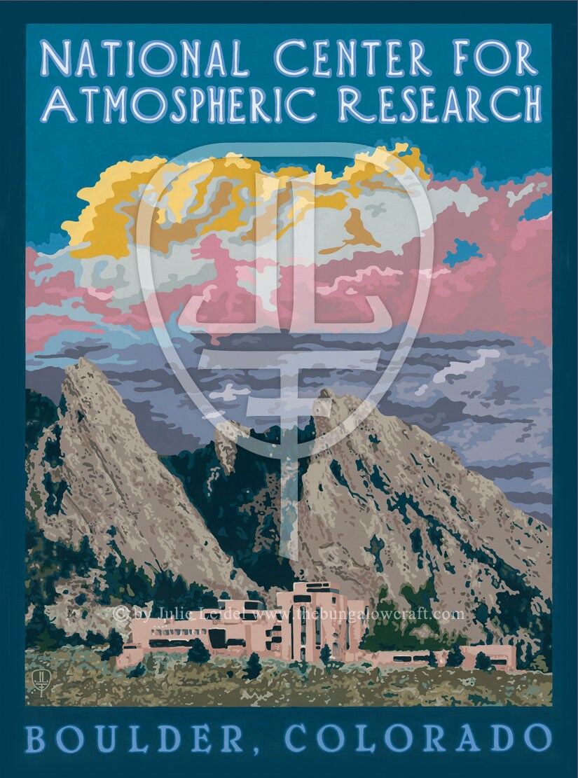 NCAR Boulder Wall Art | National Center for Atmospheric Research Print ...