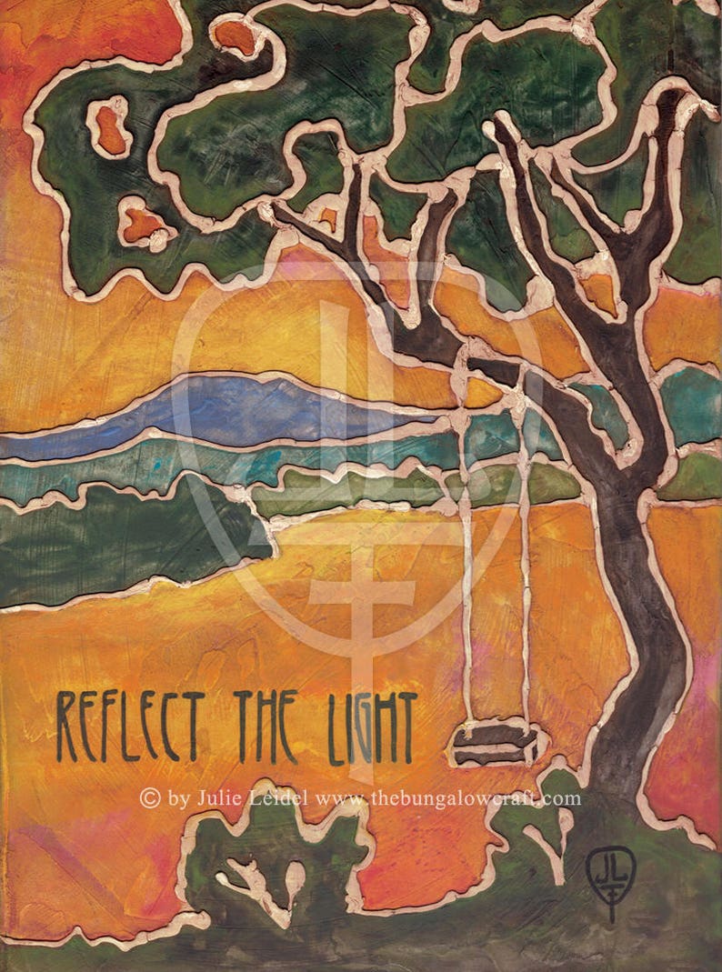 Reflect Light: Artwork by Julie Leidel - Etsy