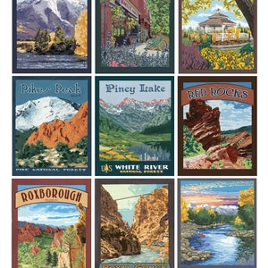 Colorado Series Magnets: Choose From 55 Paintings the - Etsy