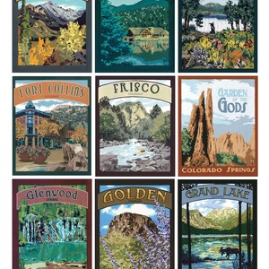 Colorado Series Magnets: Choose From 55 Paintings the - Etsy