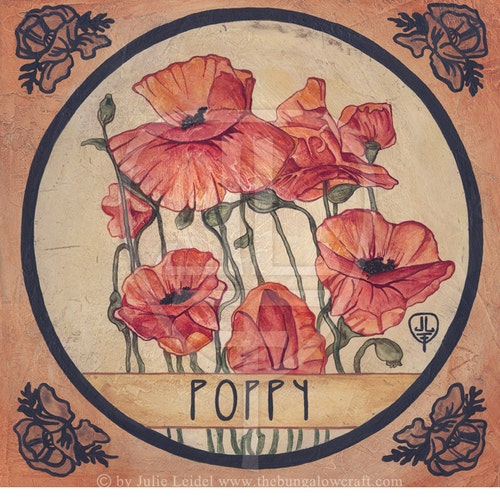 Art Nouveau Moon: Artwork by Julie Leidel - Etsy