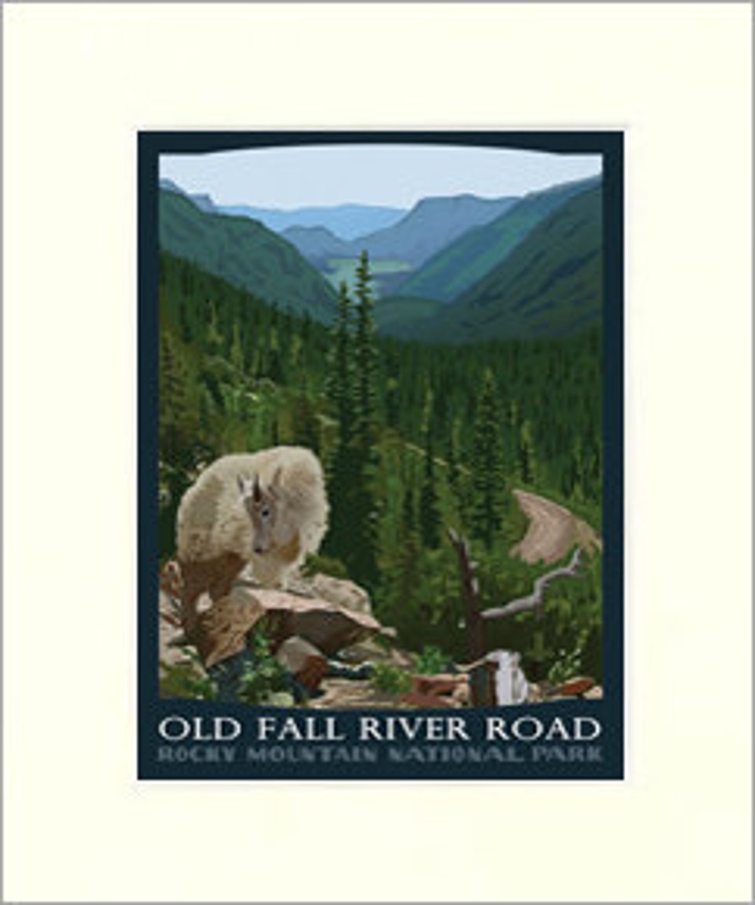 Rocky Mountain National Park (RMNP) Old Fall River Road: Digital ...