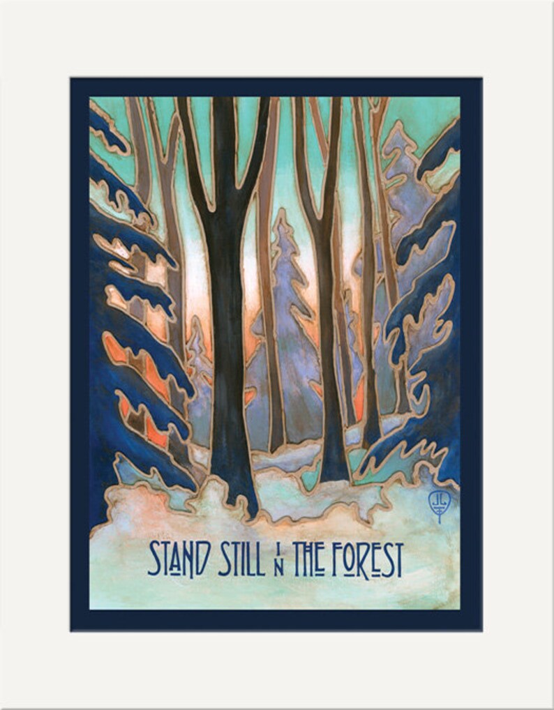 Stand Still: Artwork by Julie Leidel - Etsy