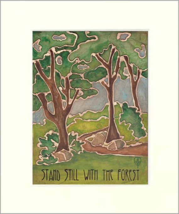 Stand Still: Artwork by Julie Leidel - Etsy