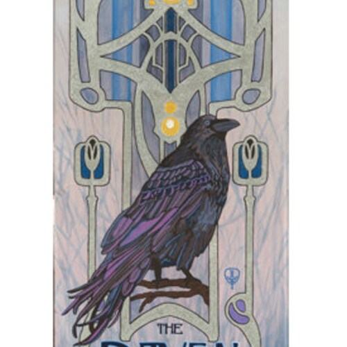 Art Nouveau Raven: Artwork by Julie Leidel - Etsy
