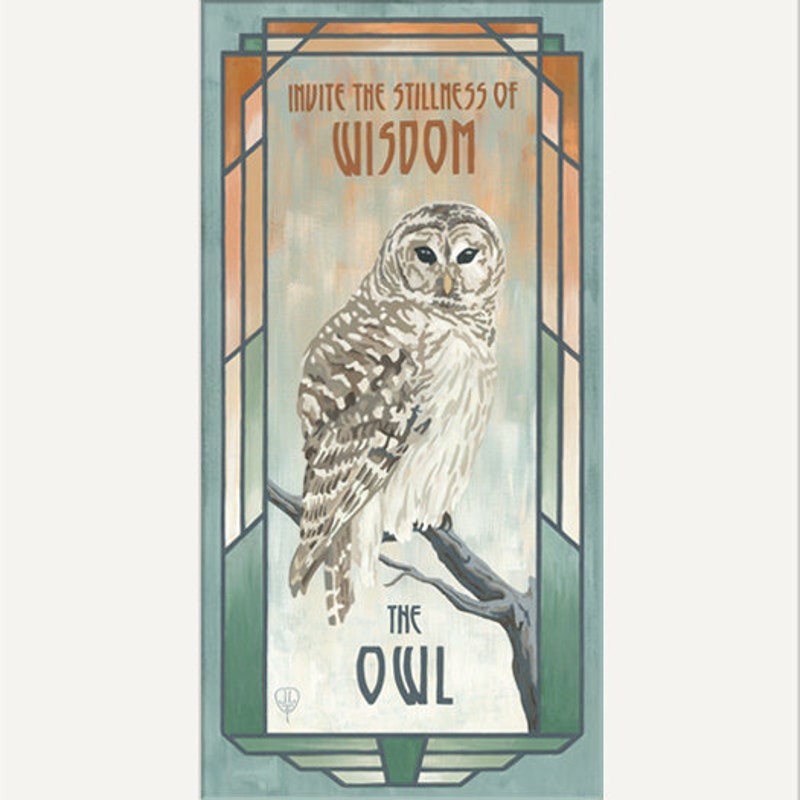 Art Deco Owl - Etsy