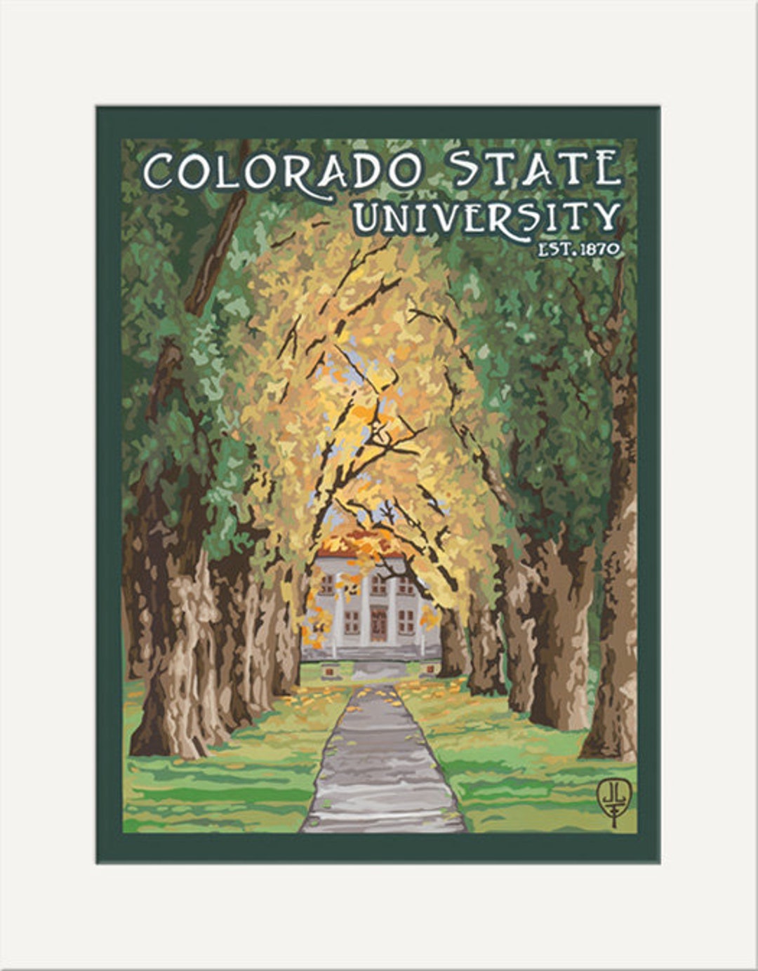 CSU - Colorado State University: Artwork by Julie Leidel - Etsy