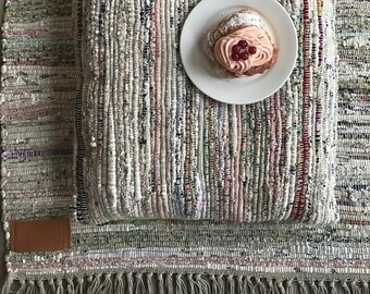 Rag rug runner | Etsy