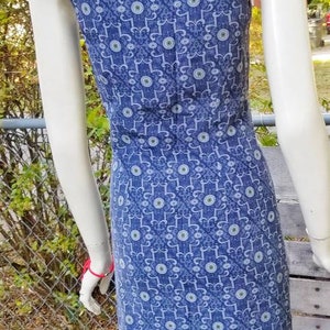 Vintage Merona Blue Silk Abstract Print Fine Straps Mini Robe - Etsy