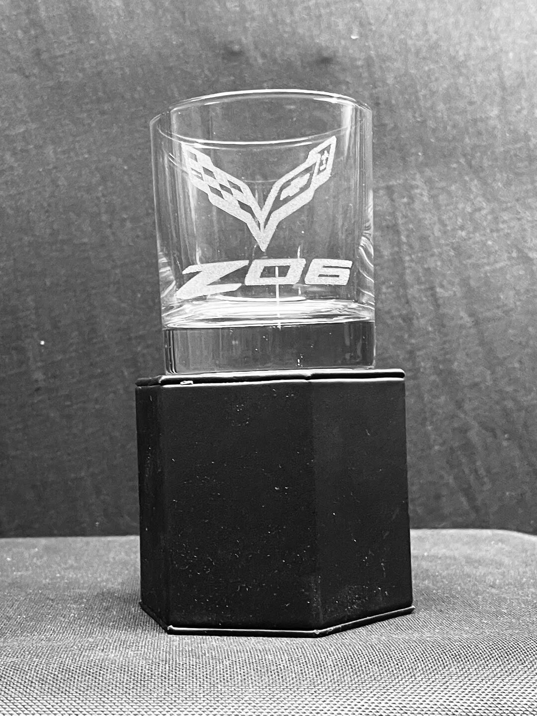 Etched 9 Oz. Old Fashioned Whiskey Glass Corvette C7 Z06 - Etsy