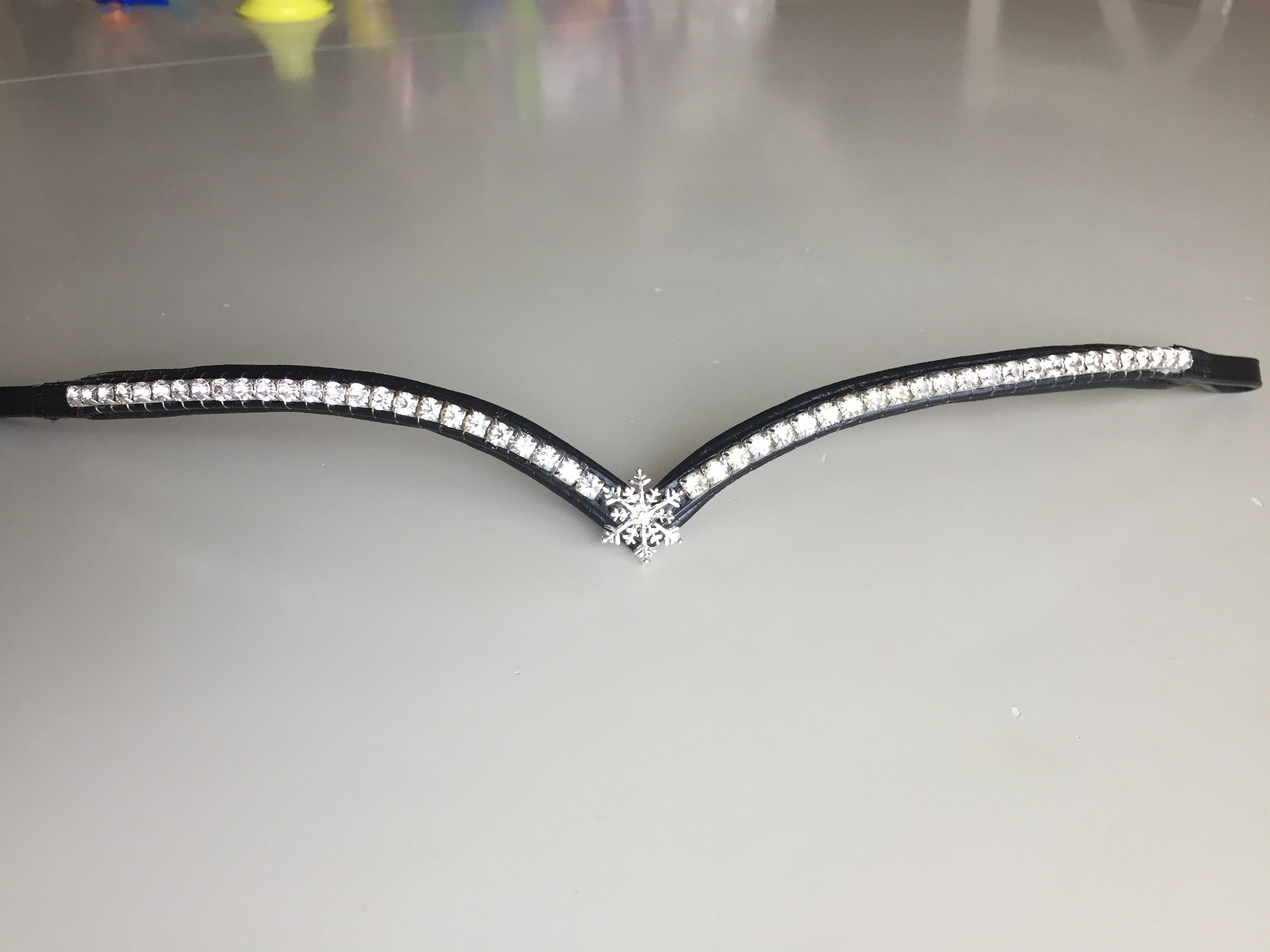 Custom Delicate Ultra Thin Swarovski Crystal Browband - Etsy