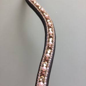Rose Gold Swarovski Mega Bling Crystal Browband - Etsy