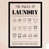 Laundry Tags Wall Decals, Set of 5 Laundry Tag Stickers, Choose 5 ...