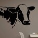Cow Decal, Cow Vinyl Sticker, Cow Head Decal, Agriculture Decal, Cow ...