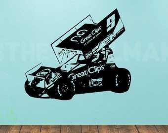 Sprint car decal | Etsy