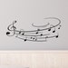 Music Staff Decal, Music Staff Decor, Music Notes Decal Notes Décor ...