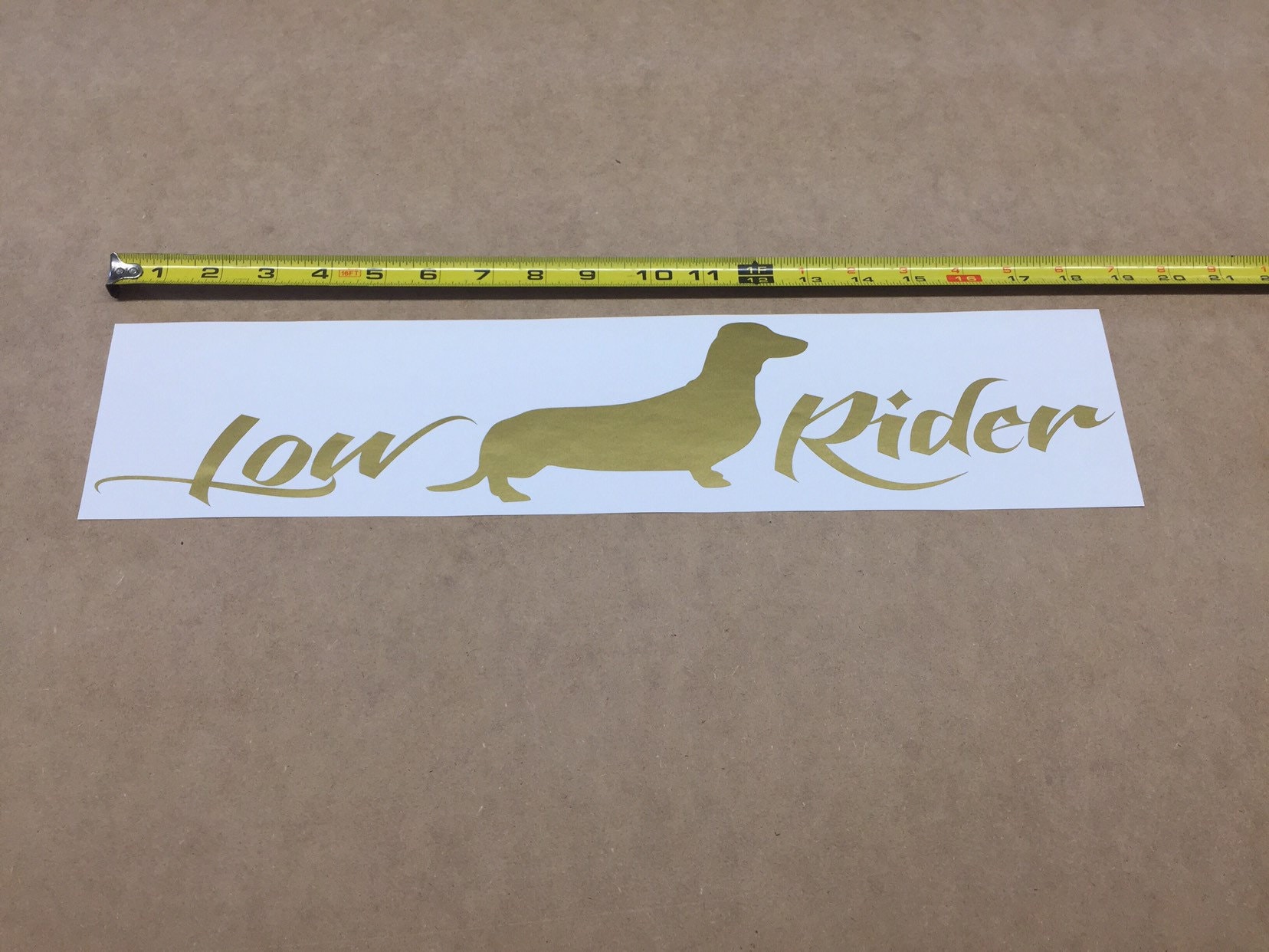 Dachshund Decal Low Rider Decal Dachshund Dog Car Sticker - Etsy