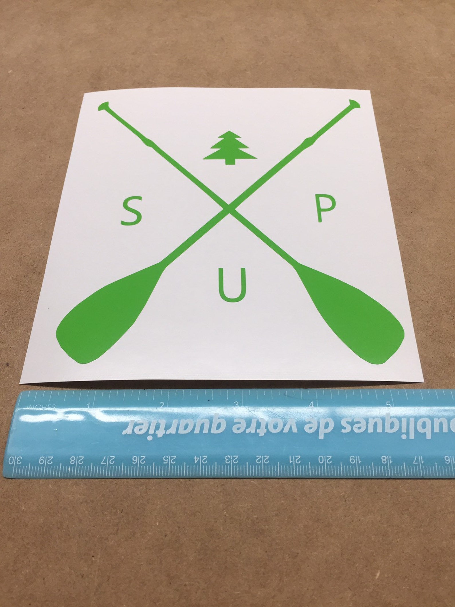 Paddle Board Decal Cross Paddles Decal Paddle Board - Etsy