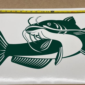Catfish Wall Decal, Catfish Vinyl Sticker, Koi Fish Home Art Mural ...