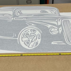 1930's Hot Rod Decal, Street Rod Vinyl Sticker, 30's Restomod Decal ...
