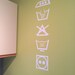 Laundry Tags Wall Decals, Set of 5 Laundry Tag Stickers, Choose 5 ...